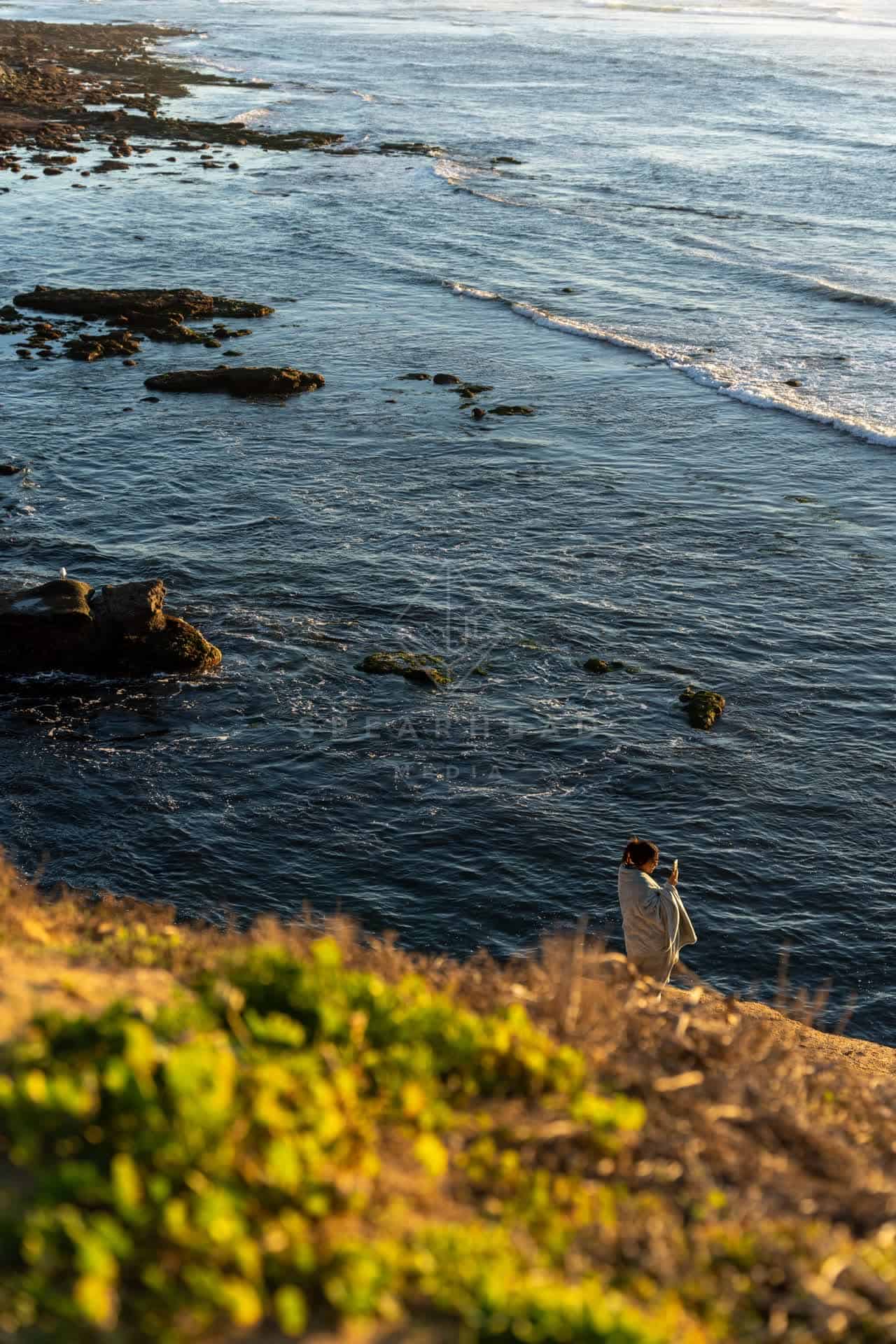 A beautiful San Diego Sunset at Sunset Cliffs Natural Park in Ocean ...